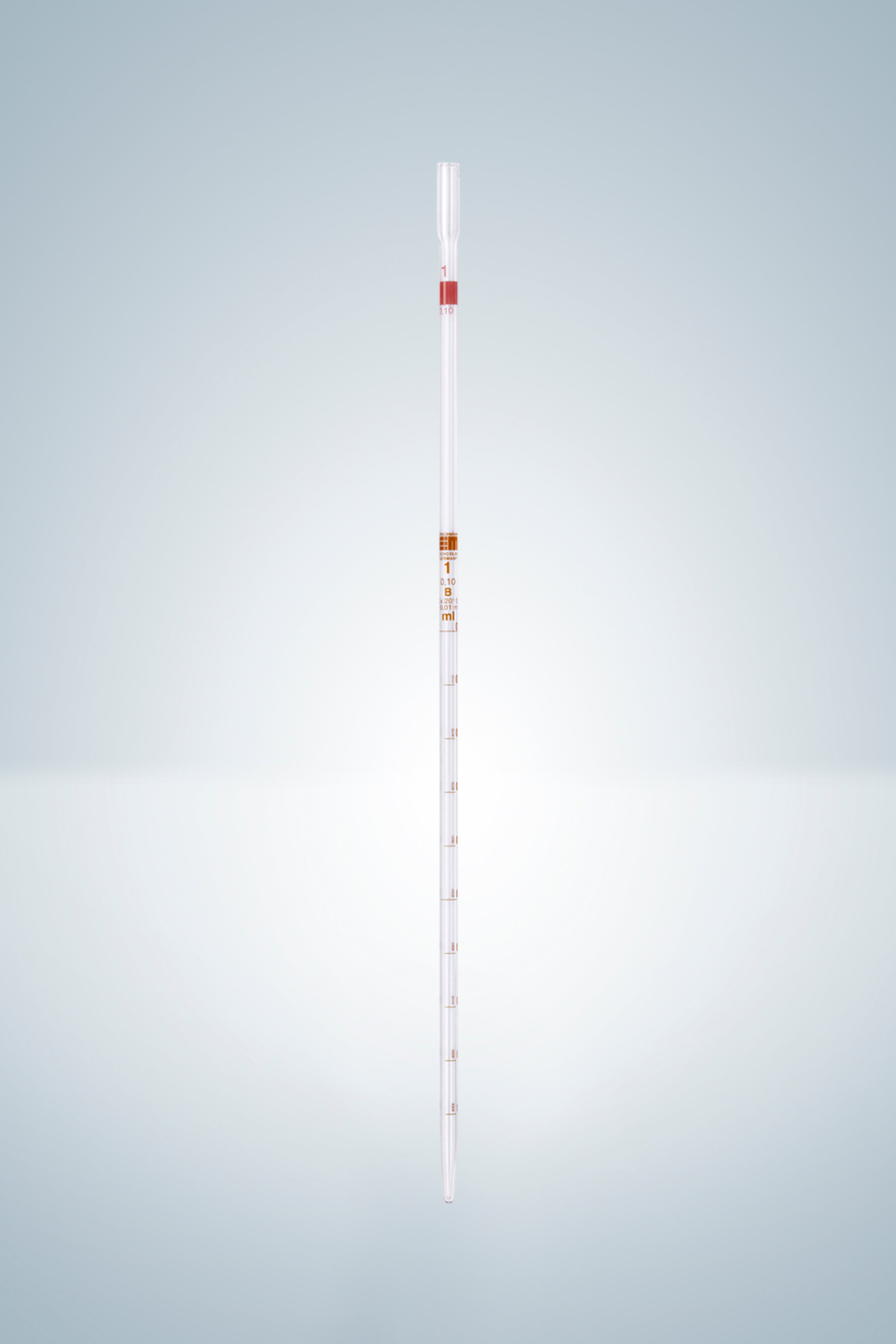 Grad. pipettes, cl. B, amber stain grad.– ESSLAB