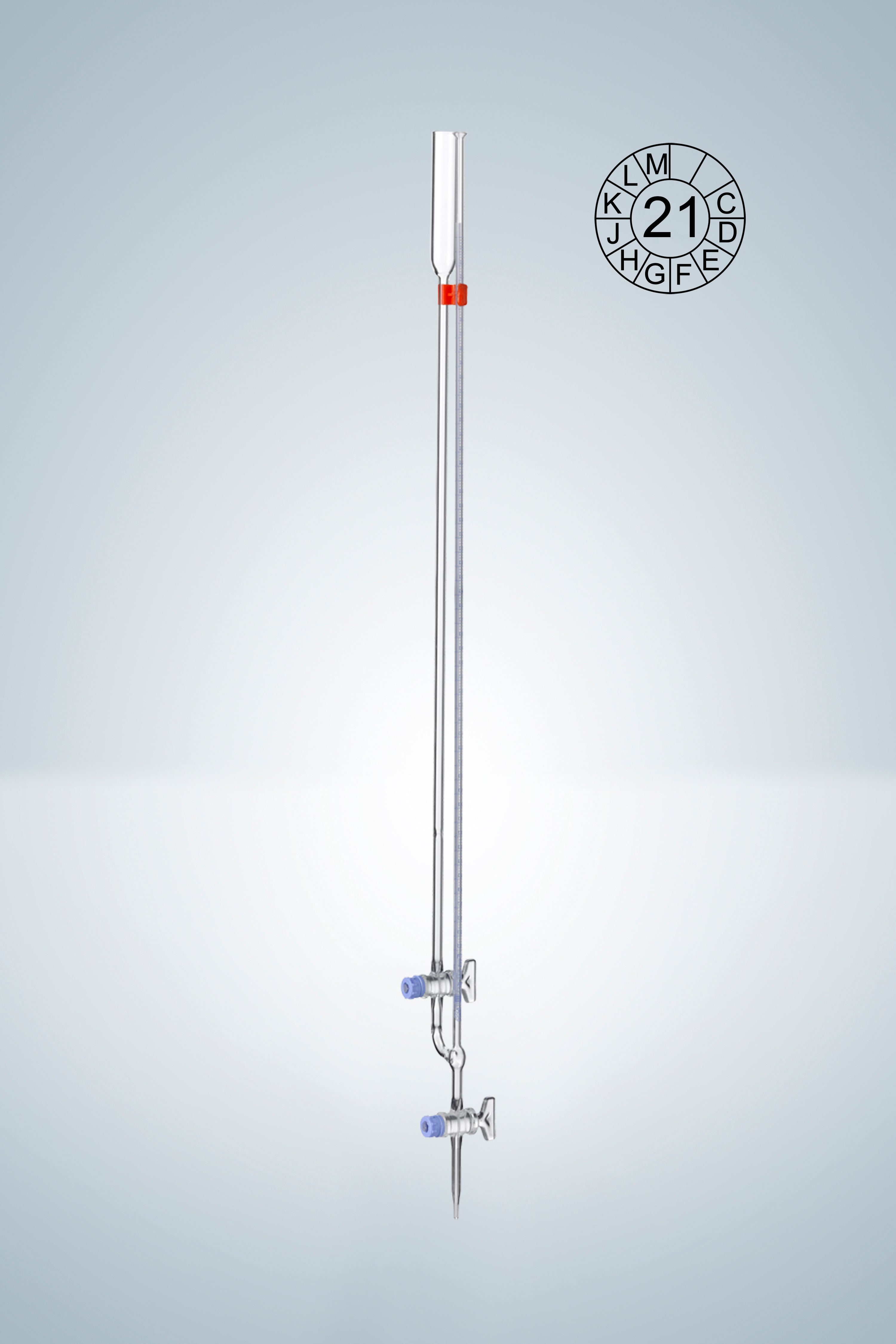 Micro burette DURAN®, cl. AS blue grad.– ESSLAB