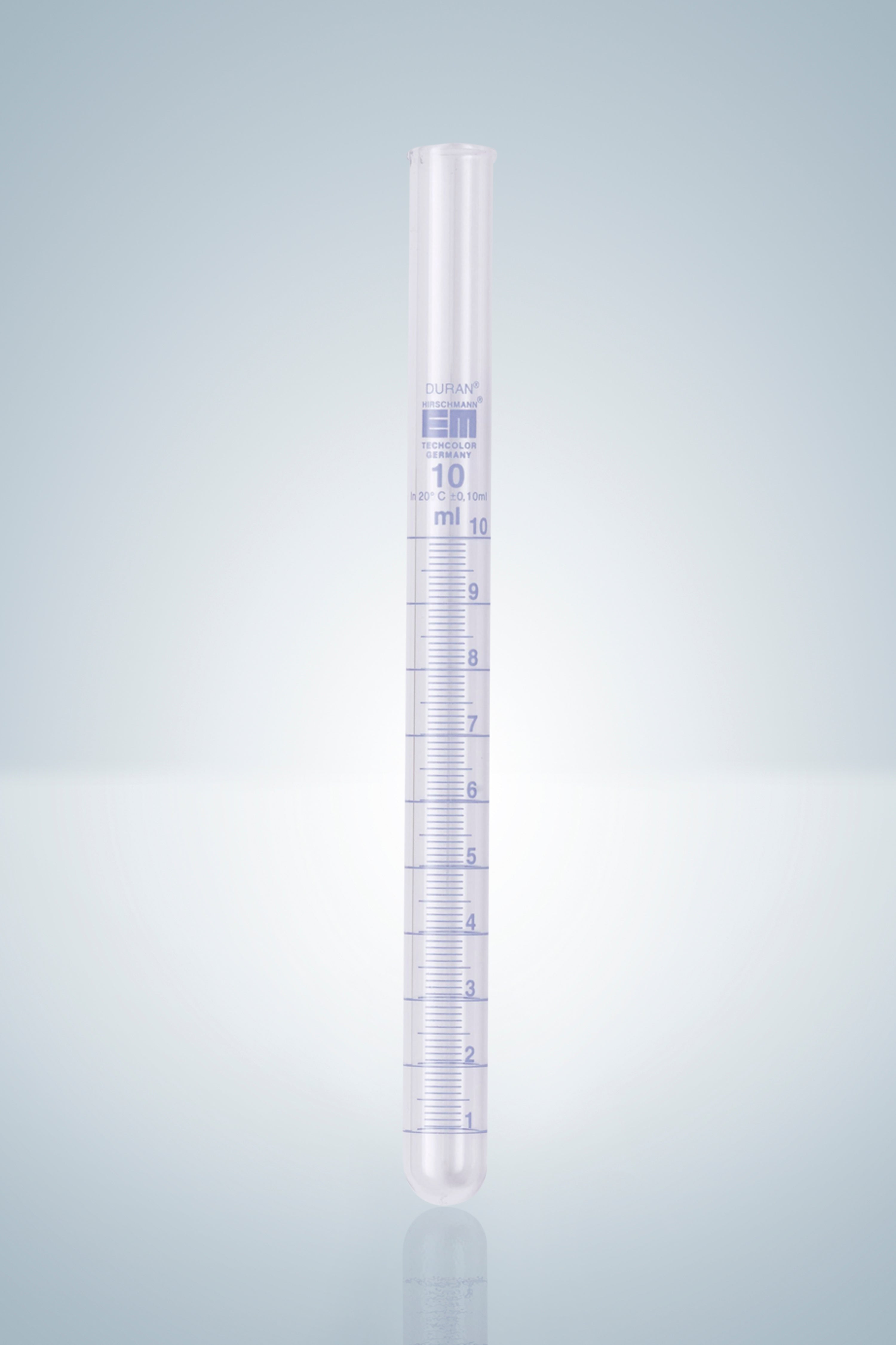 Test tubes DURAN®, blue grad.– ESSLAB
