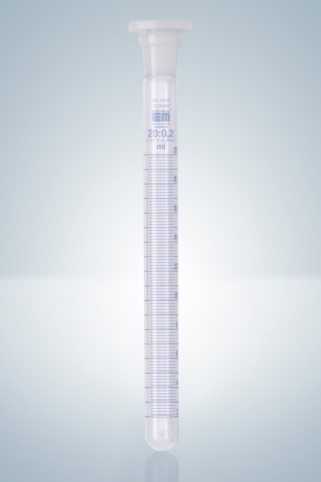 Test tubes DURAN®, blue grad.– ESSLAB