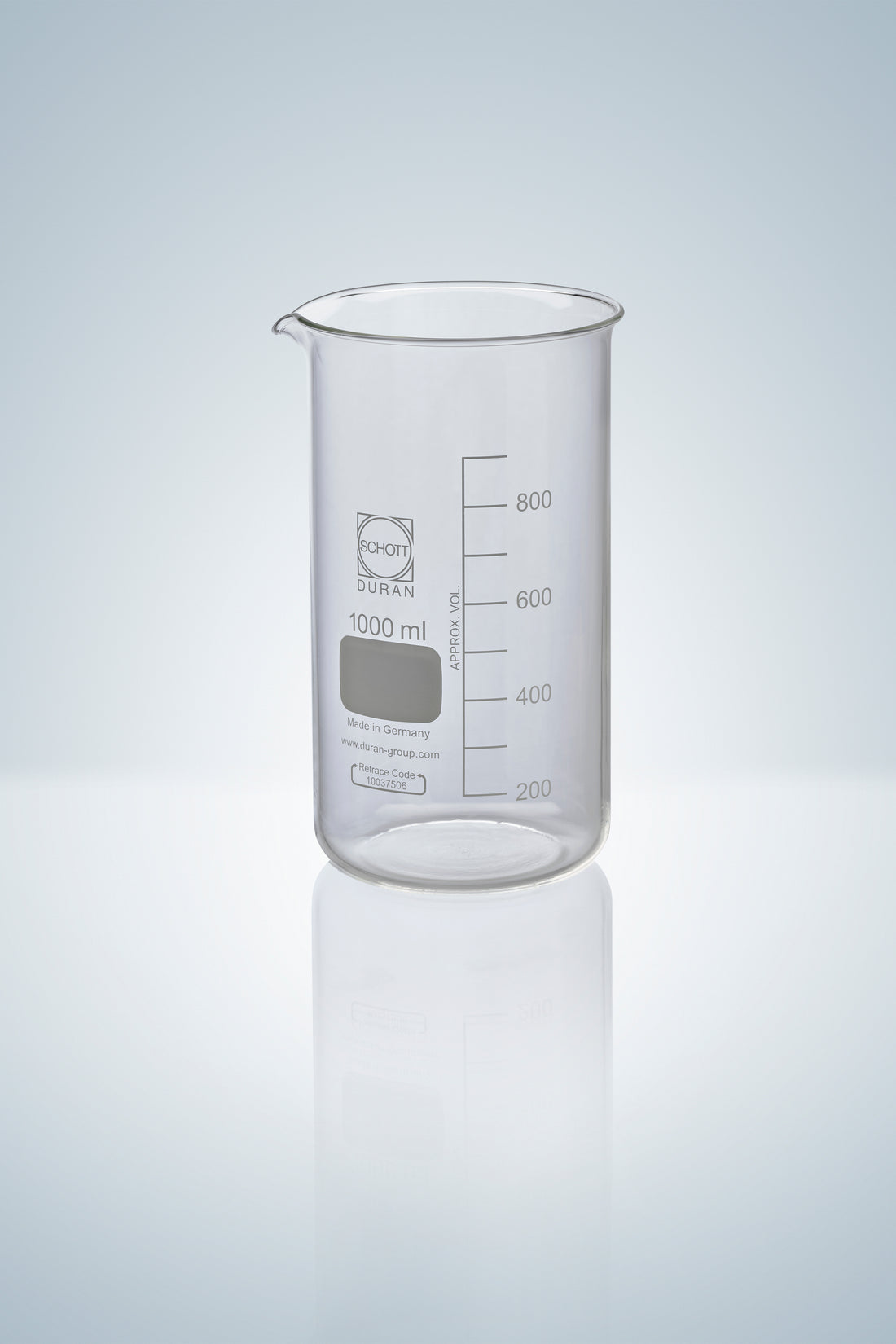 Beakers DURAN®, tall form, white grad.– ESSLAB