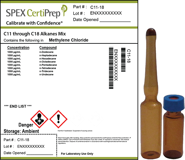 C11 through C18 Alkanes Mix – ESSLAB