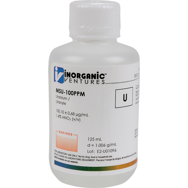 100ug/mL URANIUM 125mL – ESSLAB