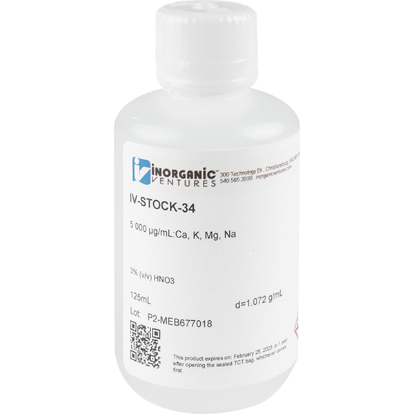 ICP CALIBRATION STD 34, 125mL – ESSLAB